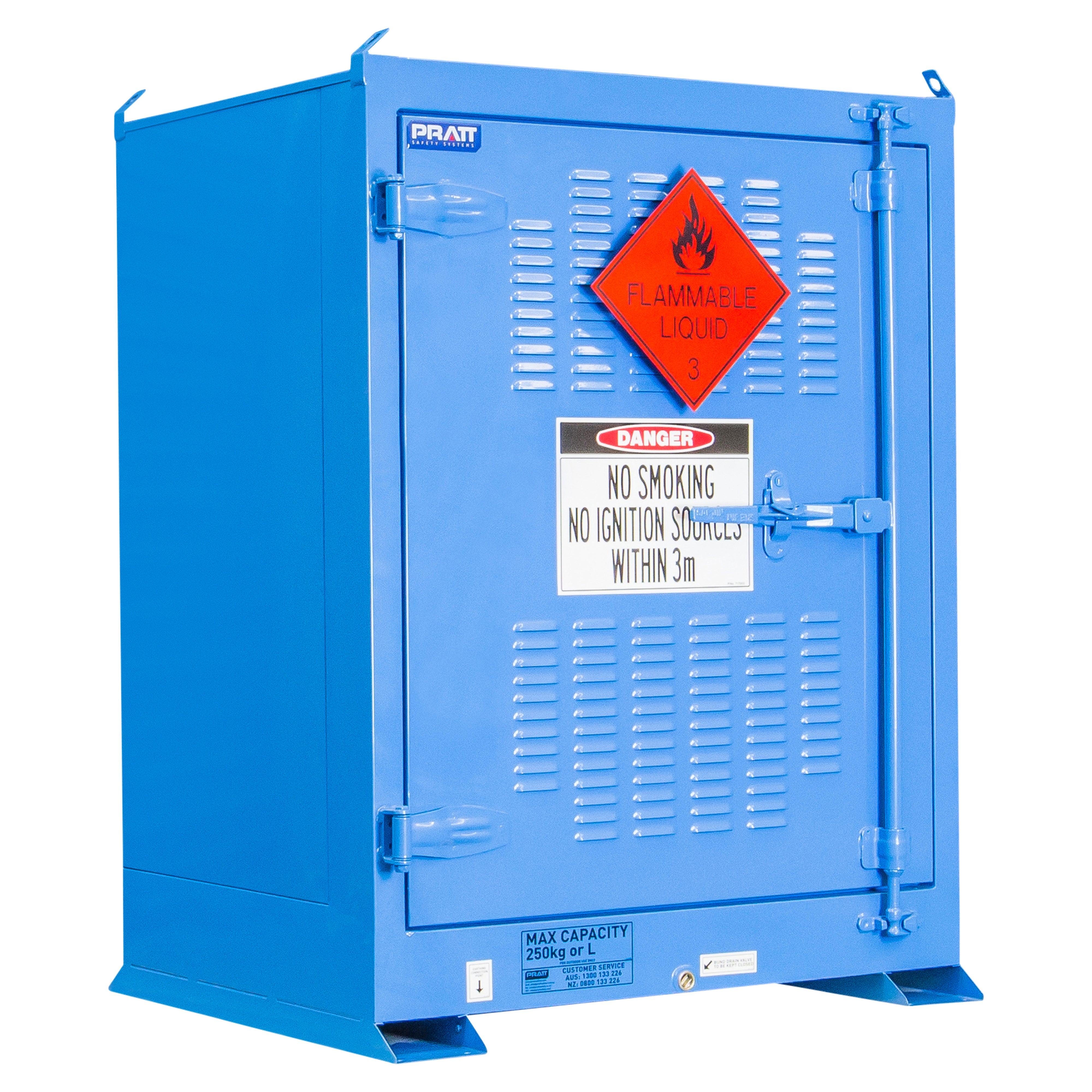 250L Flammable Liquids Outdoor Storage Cabinet, Flammable - BIG Safety